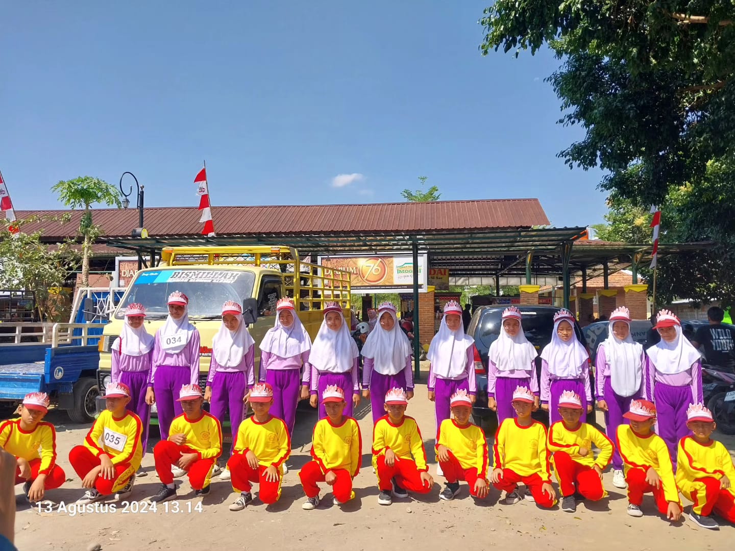 Semarakkan HUT ke-79 Kemerdakaan RI, Migisa Ikuti Gerak Jalan Tingkat Kecamatan | Kemenag Bantul